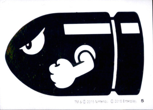 Super Mario Chrome Bullet Bill Icon Dog Tag Decal Sticker 5 Enterplay ...