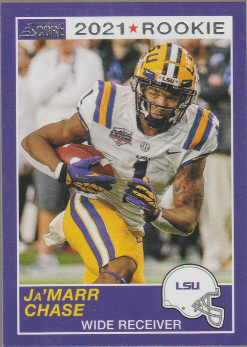 NFL 2021 Panini Chronicles Score Draft Picks Single Card JaMarr Chase ... NFL 2021 Panini Chronicles Score Draft Picks Single Card JaMarr Chase ...