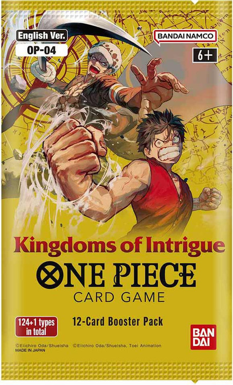 One Piece Trading Card Game Kingdoms of Intrigue Booster Pack OP-04 ...