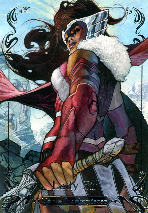 Marvel 2018 Marvel Masterpieces Single Card 13091999 Lady Sif 9 - ToyWiz
