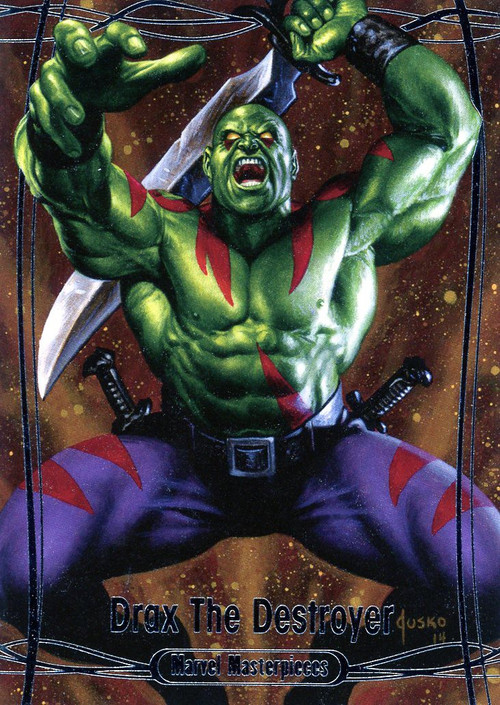 Marvel 2016 Marvel Masterpieces Single Card 661499 Drax The Destroyer ...