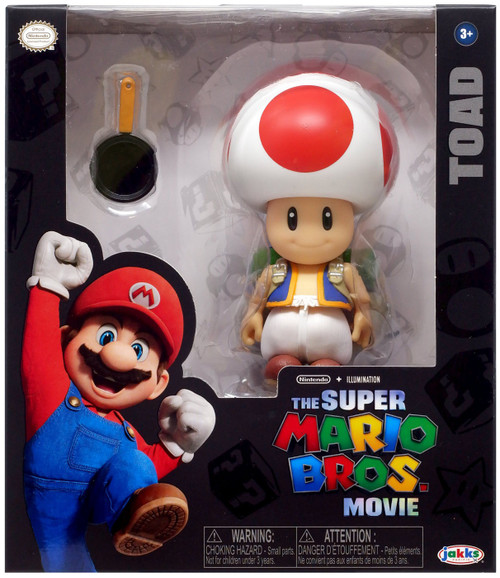Super Mario Bros. The Movie Toad 5 Figure with Frying Pan Jakks Pacific ...