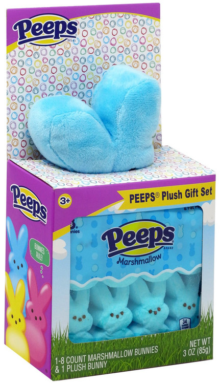 Peeps Blue Plush Candy Gift Set Frankford - ToyWiz