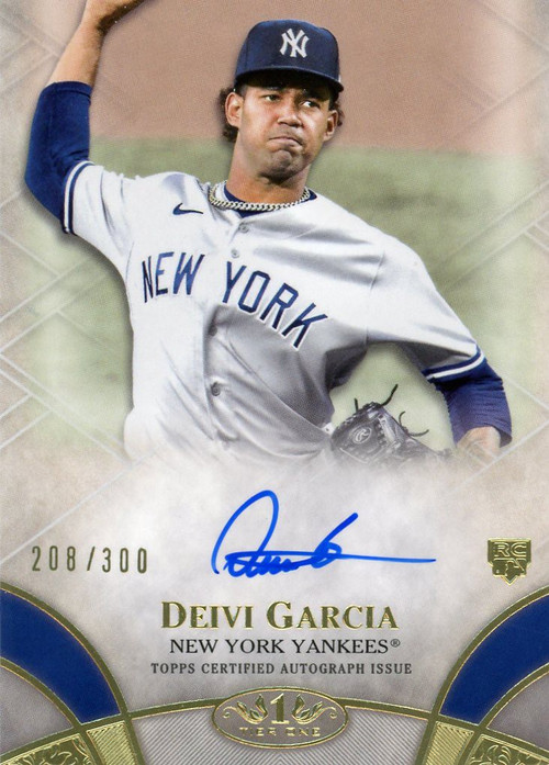 MLB 2021 Topps Tier One Baseball Single Card 208300 Deivi Garcia BOA-DG ...