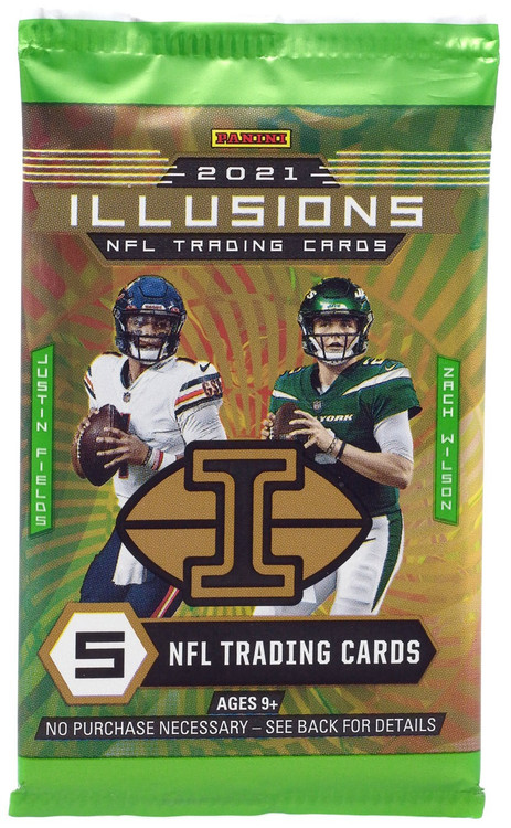 NFL Panini 2021 Illusions Football Trading Card MEGA Box Pack 5 Cards ...