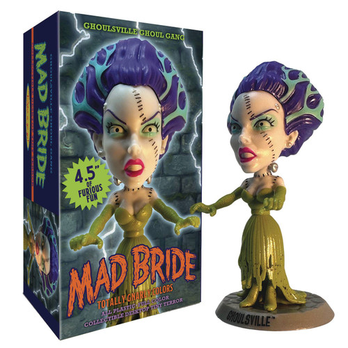 Tiny Terror Mad Bride 4.5 Vinyl Figure Totally Gnarly Colors Retro-A-Go ...