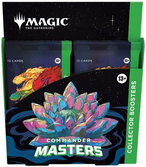 Magic The Gathering Commander Masters COLLECTOR Booster Box 4 Packs ...