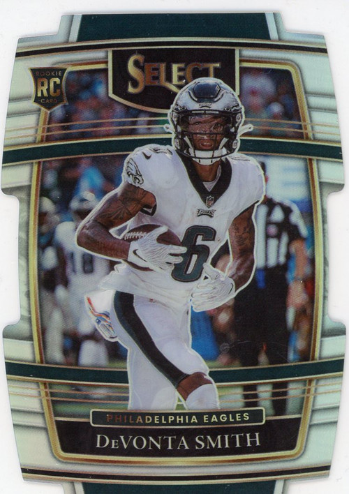 NFL 2021 Panini Select Single Card Silver Die-cut DeVonta Smith 49 ...