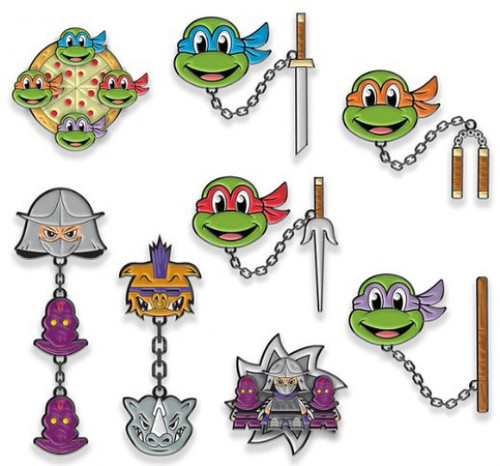 Teenage Mutant Ninja Turtles Interactive Enamel Pin TMNT Box 20 Pins ...