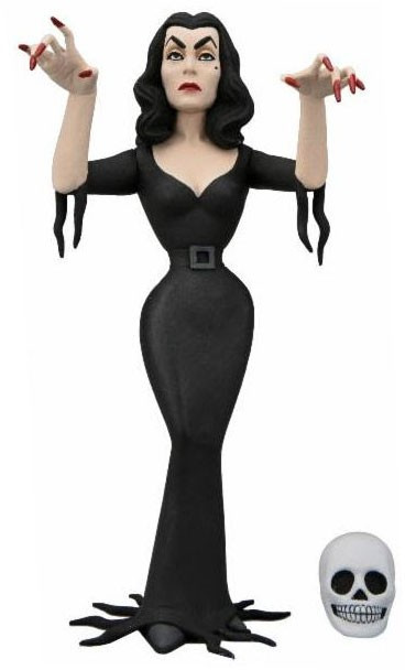 NECA Toony Terrors Series 8 Vampira 6 Action Figure with Skull - ToyWiz