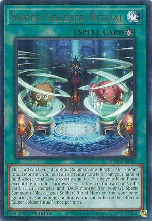 YuGiOh Trading Card Games Maze of Memories Single Card Rare Super ...