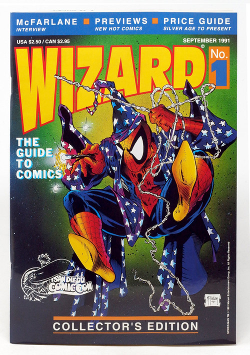 Wizard Magazine Wizard The Guide to Comics 1 Book San Diego Comic Con ...