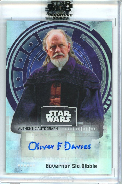 Star Wars Attack of the Clones 2022 Signature Series Oliver Ford Davies ...