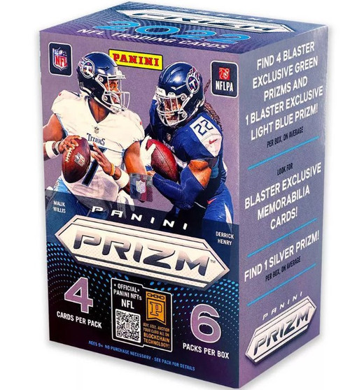 NFL Panini 2022 Prizm Football Trading Card BLASTER Box 6 Packs - ToyWiz