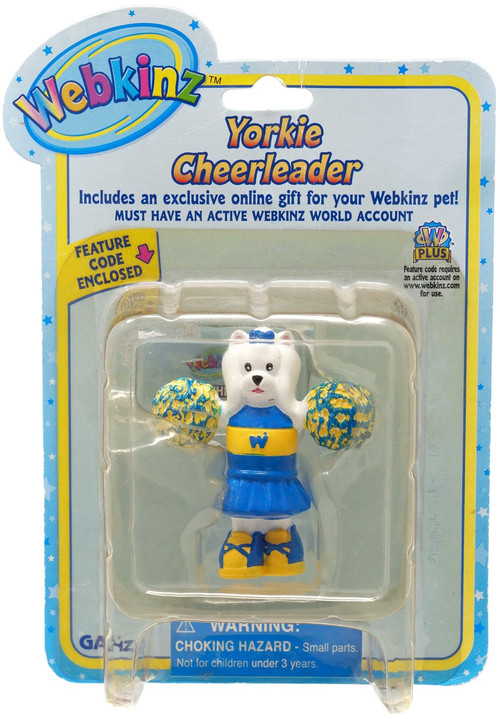 Webkinz Series 1 Yorkie Cheerleader Mini Figure Ganz - ToyWiz