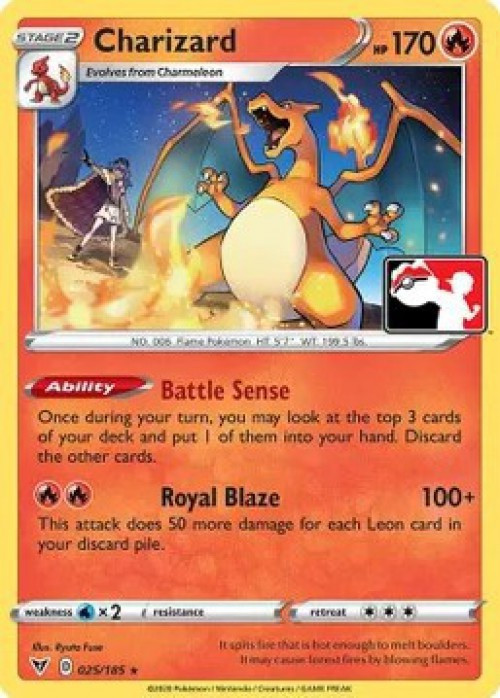 Pokemon Trading Card Game Sword Shield Single Card Rare Charizard 25 ...