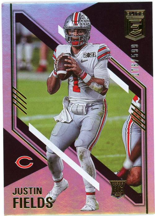 NFL 2021 Panini Donruss Elite Single Card 176599 Justin Fields 102 ...