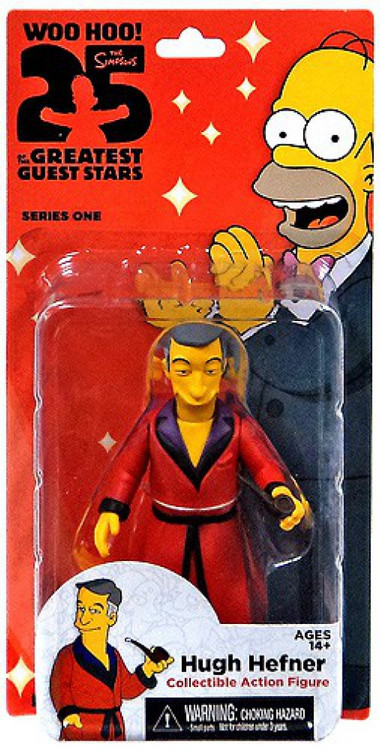NECA The Simpsons Greatest Guest Stars Series 1 Hugh Hefner 5 Action ...