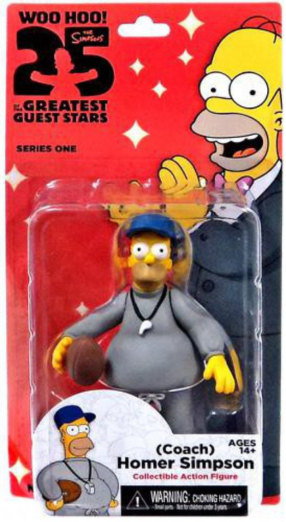 NECA The Simpsons Greatest Guest Stars Series 1 Homer Simpson 5 Action ...