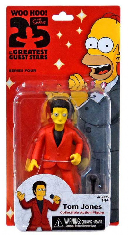 NECA The Simpsons Series 4 Tom Jones Action Figure - ToyWiz