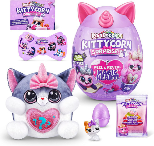 Rainbocorns Kittycorn Surprise Series Mystery Egg Plush 1 RANDOM Figure ...