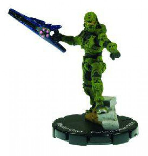 Halo 3 ActionClix Single Figure Rare Master Chief Particle Beam Rifle ...