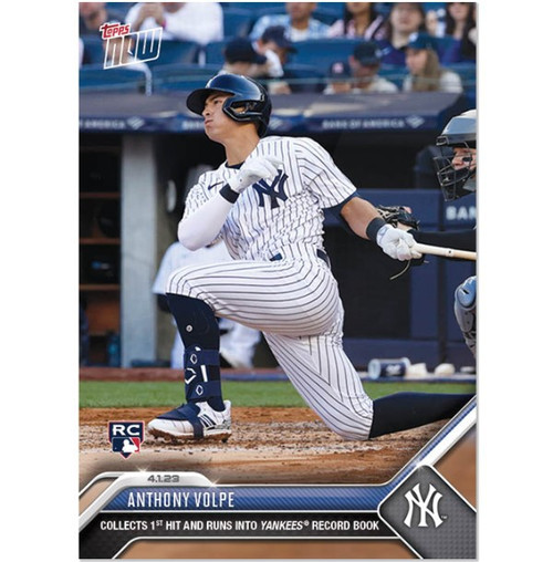 MLB New York Yankees 2023 NOW Baseball Single Card Anthony Volpe ...