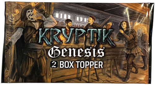Kryptik Trading Card Game Genesis Wave 2 Box Topper Booster Pack 1 Foil ...