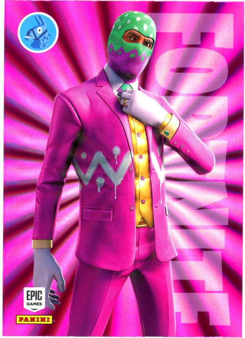 Fortnite 2021 Series 3 Single Card Laser Hopper 56 Rare Outfit - ToyWiz