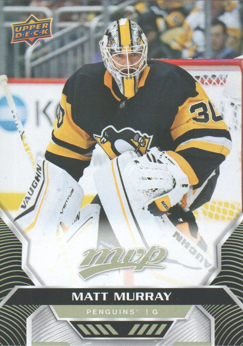 NHL Pittsburgh Penguins 2020-21 MVP Hockey Single Card Base Matt Murray ...