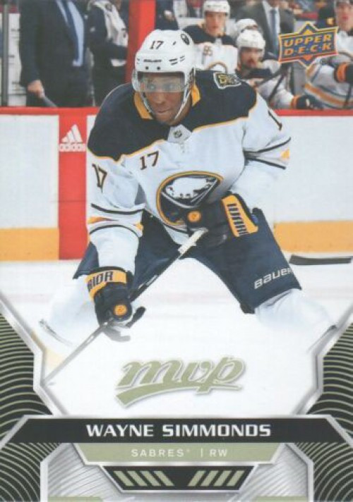 NHL Buffalo Sabres 2020-21 MVP Hockey Single Card Base Wayne Simmonds ...