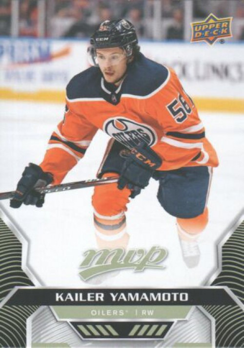NHL Edmonton Oilers 2020-21 MVP Hockey Single Card Base Kailer Yamamoto ...