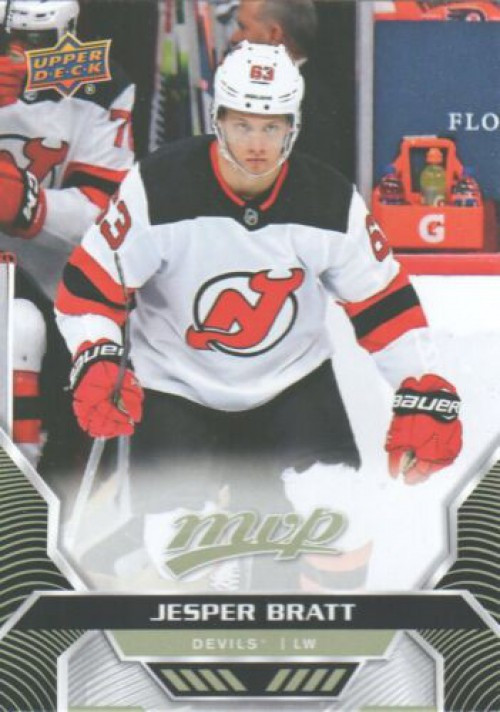 NHL New Jersey Devils 2020-21 MVP Hockey Single Card Base Jesper Bratt ...