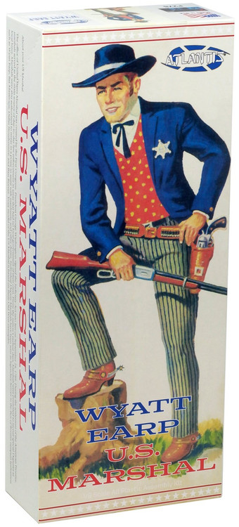 Wyatt Earp Wyatt Earp 9.5 Model Kit U.S. Marshal Atlantis Toy and Hobby ...