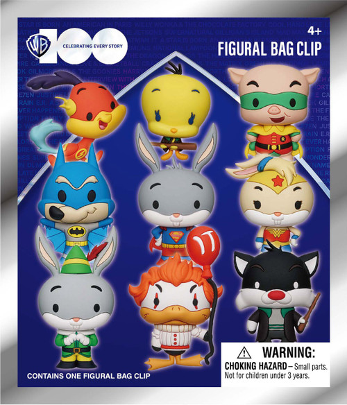 Warner Bros. 3D Figural Foam Bag Clip WB 100 Mystery Pack 1 RANDOM ...