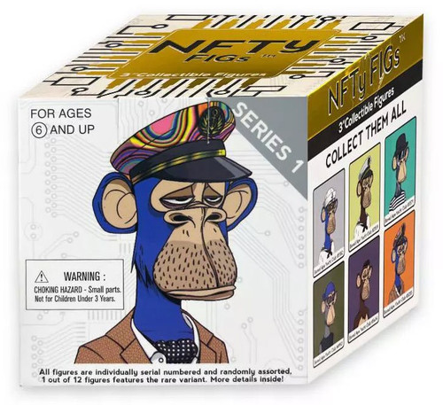NFTY Figs Series 1 Bored Ape Yacht Club Mystery Pack 1 RANDOM Figure Excite - ToyWiz