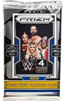 WWE Wrestling Panini 2023 Prizm Trading Card BLASTER Pack 4 Cards - ToyWiz