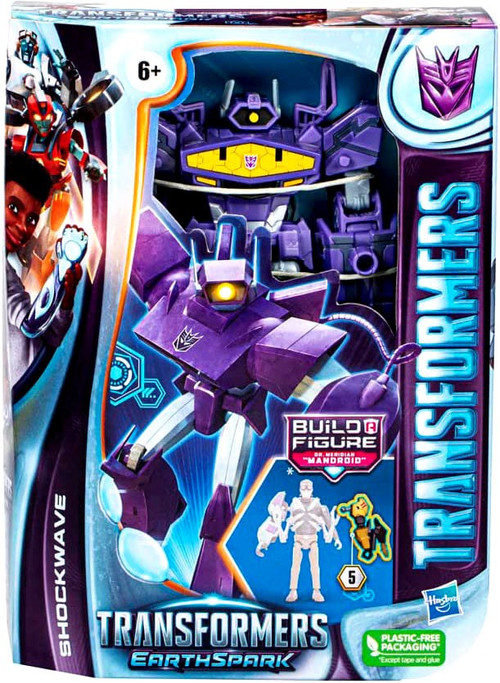 Transformers Earthspark Shockwave Deluxe Action Figure Build Dr ...