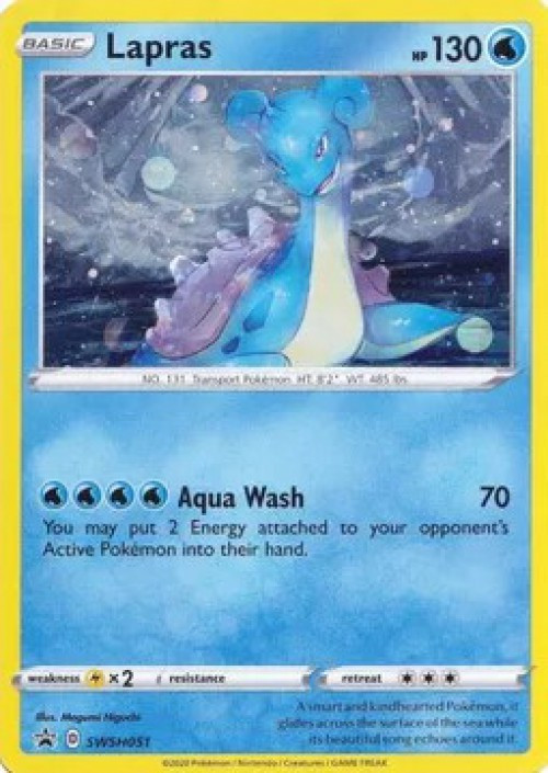 Pokemon Trading Card Game Sword Shield Base Set Single Card Rare Lapras