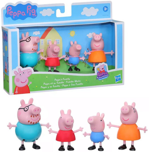 Peppa Pig Peppas Family Figure Set Hasbro - ToyWiz