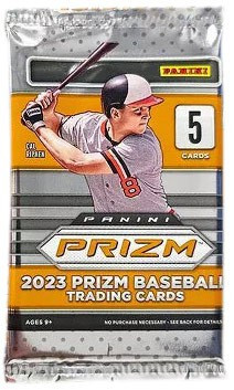 MLB Panini 2023 Prizm Baseball Trading Card BLASTER Pack 5 Cards - ToyWiz