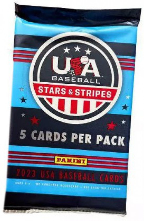 Team USA Panini 2023 Stars Stripes Baseball Trading Card BLASTER Pack 5 ...