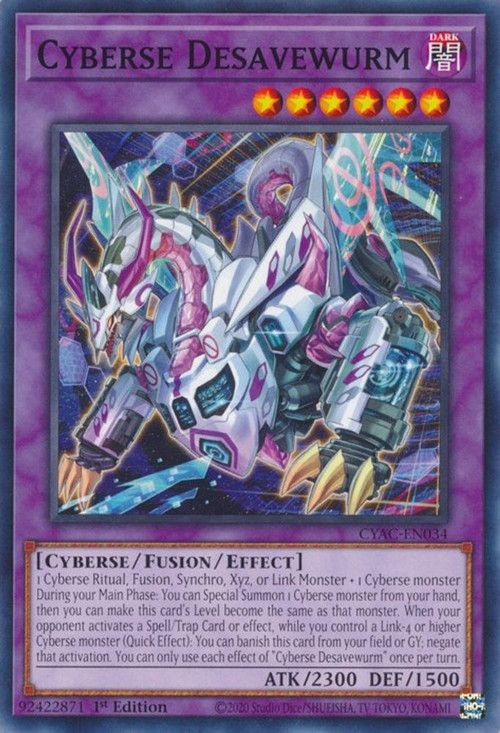 YuGiOh Trading Card Game Cyberstorm Access Single Card Common Cyberse ...