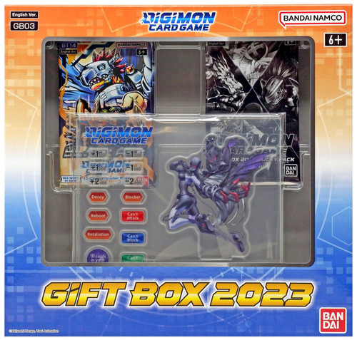 Digimon Trading Card Game 2023 Gift Box GB-03 4 Booster Packs More ...