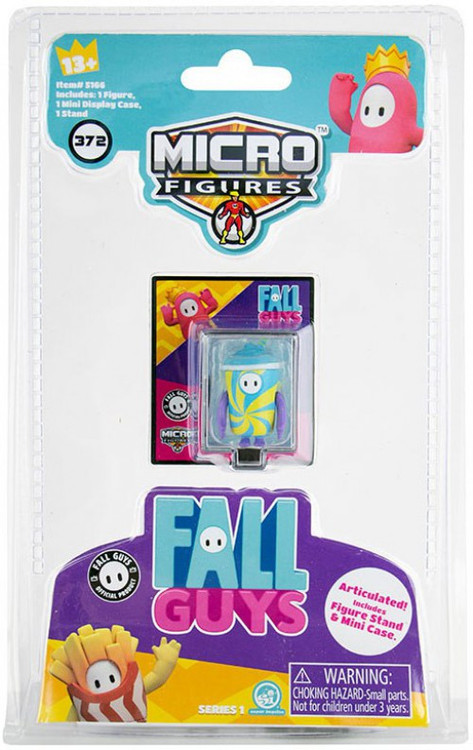 Worlds Smallest Fall Guys Series 1 Blue Freeze 1.25 Micro Figure Super ...