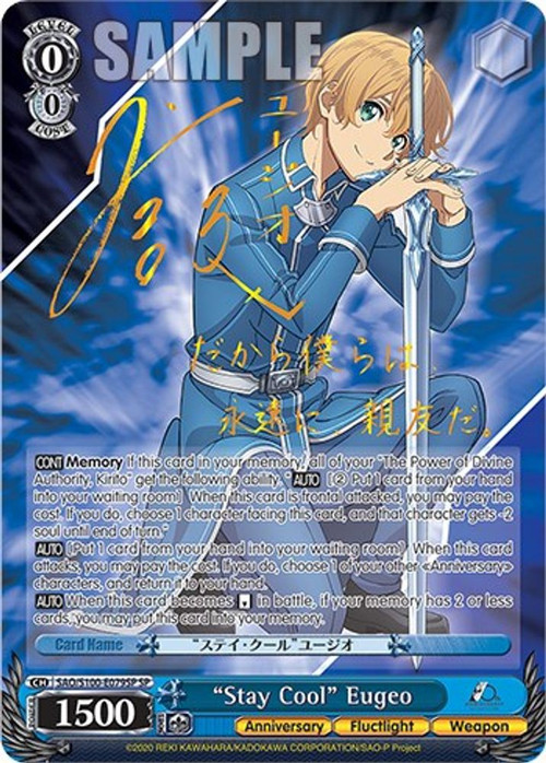 Weiss Schwarz Trading Card Game Sword Art Online Animation 10th ...