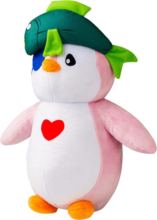Pudgy Penguins Huggable Heart Chest Fish Hat 12 Plush PMI - ToyWiz