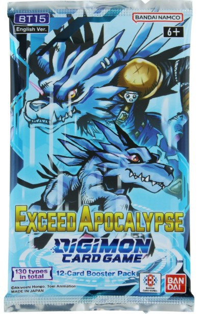 Digimon Trading Card Game Exceed Apocalypse Booster Pack BT-15 ENGLISH ...