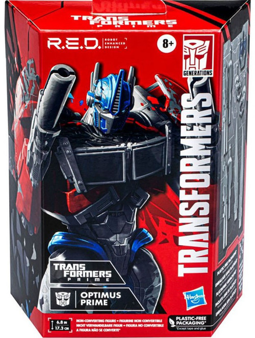 Transformers RED Robot Enhanced Design Generations Optimus Prime 6 ...