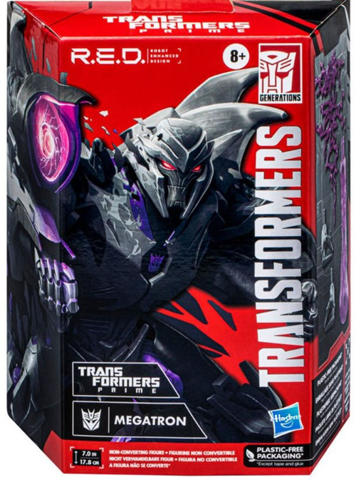 Transformers RED Robot Enhanced Design Generations Megatron 6 Action ...